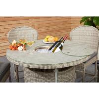 China Upgrade Your Outdoor Entertainment Area with AJUNION PE Rattan Bar Furniture Set for sale
