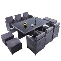 China PE Rattan High Back Sofa Chair Set for Outdoor Indoor Patio Garden Balcony Pool Beach for sale