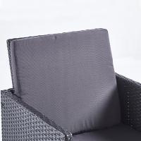 China PE Rattan High Back Sofa Chair Set for Outdoor Indoor Patio Garden Balcony Pool Beach for sale