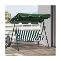 China Outdoor Garden Metal Frame Patio Swing Chair with Canopy and Stylish Design for sale