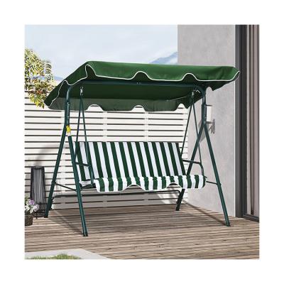 China Outdoor Garden Metal Frame Patio Swing Chair with Canopy and Stylish Design for sale