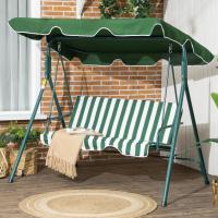 China Outdoor Garden Metal Frame Patio Swing Chair with Canopy and Stylish Design for sale