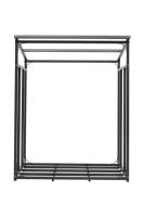 China High Capacity W110 x D70 x H145cm Firewood Rack Storage Log Holder for Indoor Outdoor for sale