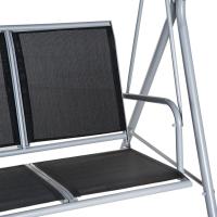 China 170W x 153H cm Metal Outdoor Swing Chair Garden Bench Hanging Hammock Chair Porch Swing for sale