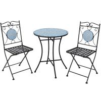 China Upgrade Your Outdoor Decor with AJUNION All Weather Bistro Set Table Size Dia24