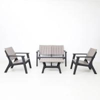 China Nordic Garden Set for Outdoor Patio Balcony Cafe Plastic Coffee Dinning Table and Chair for sale
