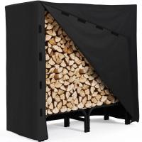China AJUNION Firewood Log Holder Rack for Indoor and Outdoor Storage W123 x D34 x H124.5cm for sale