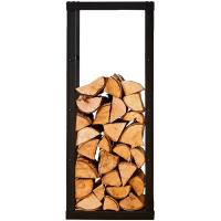 China Sturdy Steel Firewood Storage Rack for Indoor and Outdoor Large Size W40x D25 x H150cm for sale