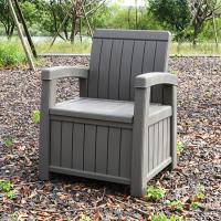 China Banquet Outdoor Garden Hotel Patio Waterproof Plastic Loveseat Sofa Chair Set with Table for sale