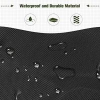 China Plain Dyed Outdoor Patio Waterproof Heavy Duty 600D Large Double Hanging Swing Chair Dust Protector Covers for sale