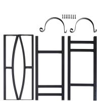 China 30inch Heavy Duty Firewood Rack Power Coated Steel Log Holder for Fireplace Decoration for sale