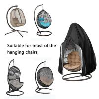 China 600D Oxford PVC Single Hanging Swing Chair Dust Protector Covers for Outdoor Garden Patio for sale