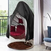 China 600D Oxford PVC Single Hanging Swing Chair Dust Protector Covers for Outdoor Garden Patio for sale