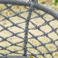 China Outdoor Garden Patio Double Seat Hammock Chair Handmade with Cotton Rope Mail Packing for sale