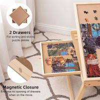 China Folding Wooden Table Jigsaw Puzzle Board for AJUNION 1000 Piece Puzzle 31.1 x 22 x 2.4 for sale