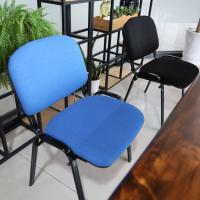 China Hotel Garden Banquet Metal Frame Stackable Dining Chairs with Sponge Pad Custom Logo for sale