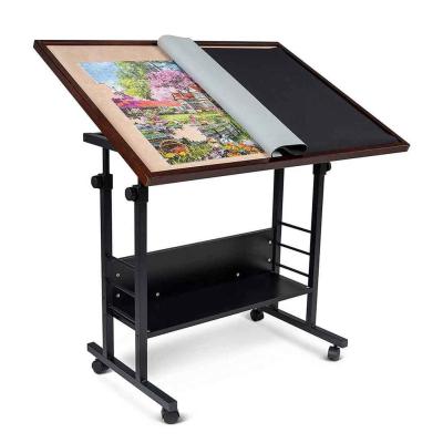 China Unisex AJUNION 1500-Piece Jigsaw Puzzle Board with Folding Leg and 4 Wheels Ages 8-13 for sale