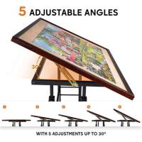 China Unisex AJUNION 1500-Piece Jigsaw Puzzle Board with Folding Leg and 4 Wheels Ages 8-13 for sale