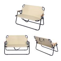 China Lightweight 2 Person Portable Collapsible Beach Chair for Camping and Hunting for sale