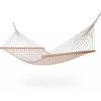 China Cozy Portable Folding Cotton Rope Mesh Hammock Bed for Outdoor Indoor Garden Camping for sale