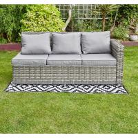 China 9 Seater Rattan Woven Garden Furniture Set with Modern Design and Adjustable Table for sale