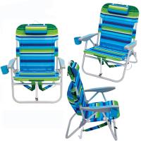 China Aluminum Outdoor Folding Beach Chair with Storage Pouch and Traditional Design Style for sale