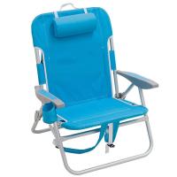 China Aluminum Outdoor Folding Beach Chair with Storage Pouch and Traditional Design Style for sale