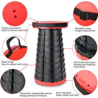 China Camping Outdoor Travel Portable Lightweight Plastic Folding Stool for Park and Garden for sale