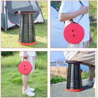 China Camping Outdoor Travel Portable Lightweight Plastic Folding Stool for Park and Garden for sale