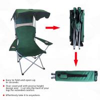 China Outdoor Garden Camping Portable Backpack Fishing Chair with Office Building Style for sale