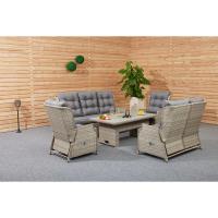 China Modern and Luxurious Reclining Sofa Set for Your Garden by AJUNION Adjustable Table Height for sale