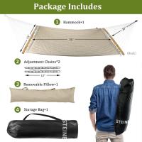 China Hospital Outdoor Indoor Garden Camping Portable Folding Ultralight Fabric 1 2 Person Hanging Swing Hammock Bed for sale