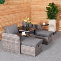 China Garden Backyard Lounge Sofa Set with PE Wicker Rattan in Various Sectional Design for sale