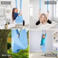 China Y Mail Packing Home Outdoor Portable Folding Kids Children Therapy Sensory Aerial Yoga Swing Hammocks for sale