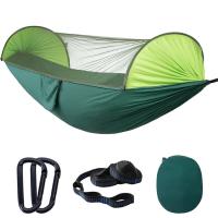 China Lightweight Portable Camping Parachute Hammock with Mosquito Net and Polyester Fiber for sale