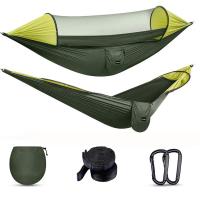 China Lightweight Portable Camping Parachute Hammock with Mosquito Net and Polyester Fiber for sale