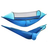 China Lightweight Portable Camping Parachute Hammock with Mosquito Net and Polyester Fiber for sale