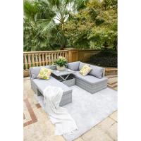 China Transform Your Patio into a Luxurious Retreat with AJUNION Wicker Woven Garden Sofa Set for sale