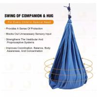 China Mail Packing Kids Children Double Therapy Sensory Aerial Yoga Hammock Swing Custom Logo for sale