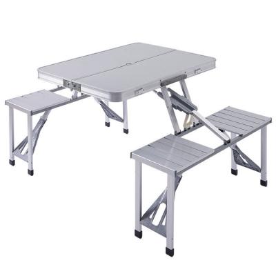 China General Portable Space-saving One-piece Camping Table and Chair Set for Outdoor Travel for sale