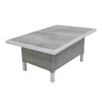 China Modern Style 4 Piece Outdoor Rattan Furniture Lounge Set with L193xW71xH77cm Sofa Size for sale
