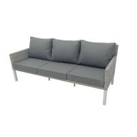China Modern Style 4 Piece Outdoor Rattan Furniture Lounge Set with L193xW71xH77cm Sofa Size for sale