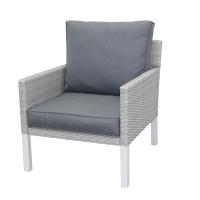 China Modern Style 4 Piece Outdoor Rattan Furniture Lounge Set with L193xW71xH77cm Sofa Size for sale