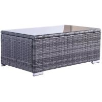 China Outdoor Garden Furniture Wicker Rattan Sofa Set with Coffee Table in PE Rattan for sale