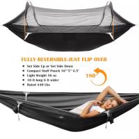 China Modern Design Style Outdoor Garden Parachute Camping Tent with Mosquito Net and Rain Cove for sale