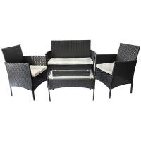 China Y Mail Packing Woven Patio Set All Weather Rattan Garden Furniture by AJUNION for sale