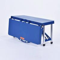 China Outdoor Travel Foldable Portable Plastic Metal Table and Chair Set with Custom Logo for sale