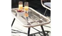China Transform Your Garden with AJUNION 4 Piece All Weather Wicker Outdoor Furniture Set for sale