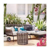China Leisure Outdoor Garden Set with Handmade Wicker Woven Furniture and Sectional Sofa for sale