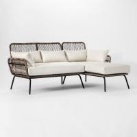 China Leisure Outdoor Garden Set with Handmade Wicker Woven Furniture and Sectional Sofa for sale